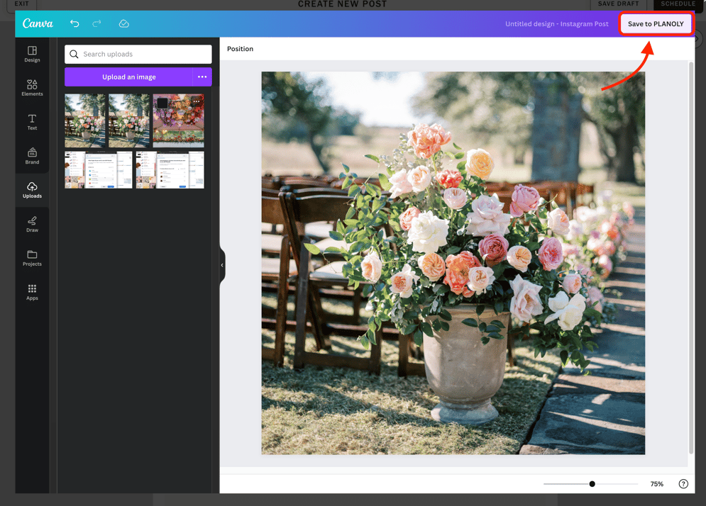 How to Create Content in Canva on Planoly