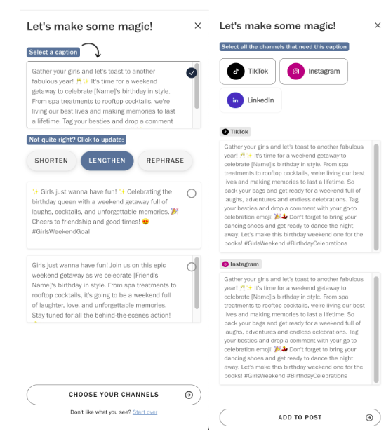 How to Use Planoly's AI Caption Writer