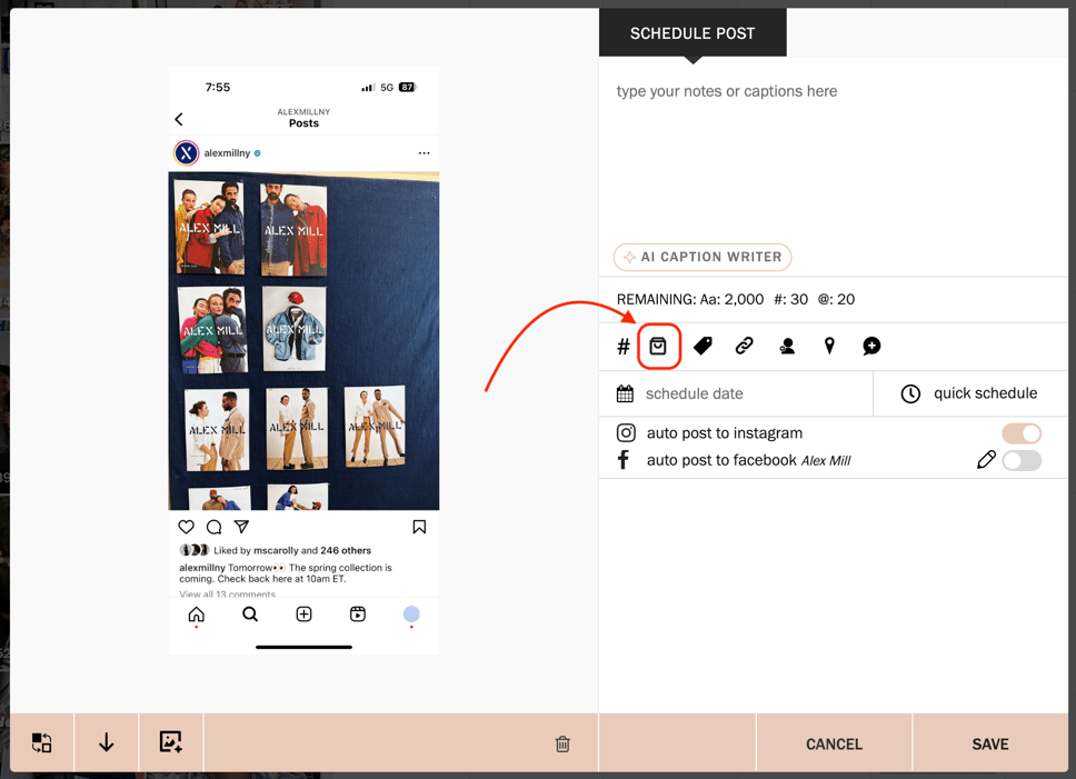 How to Use Instagram Product Tagging Feature on Planoly
