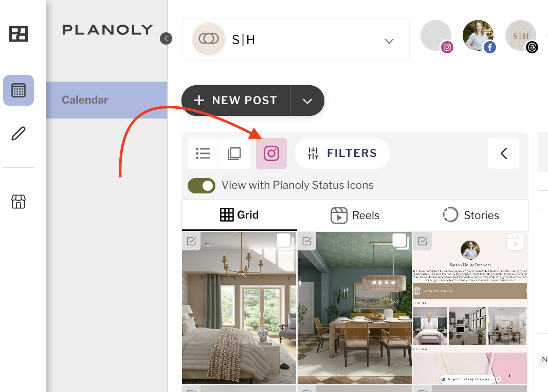 How to Use the Instagram Grid View