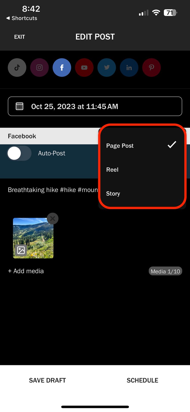 How to Link and Auto-Post to Facebook